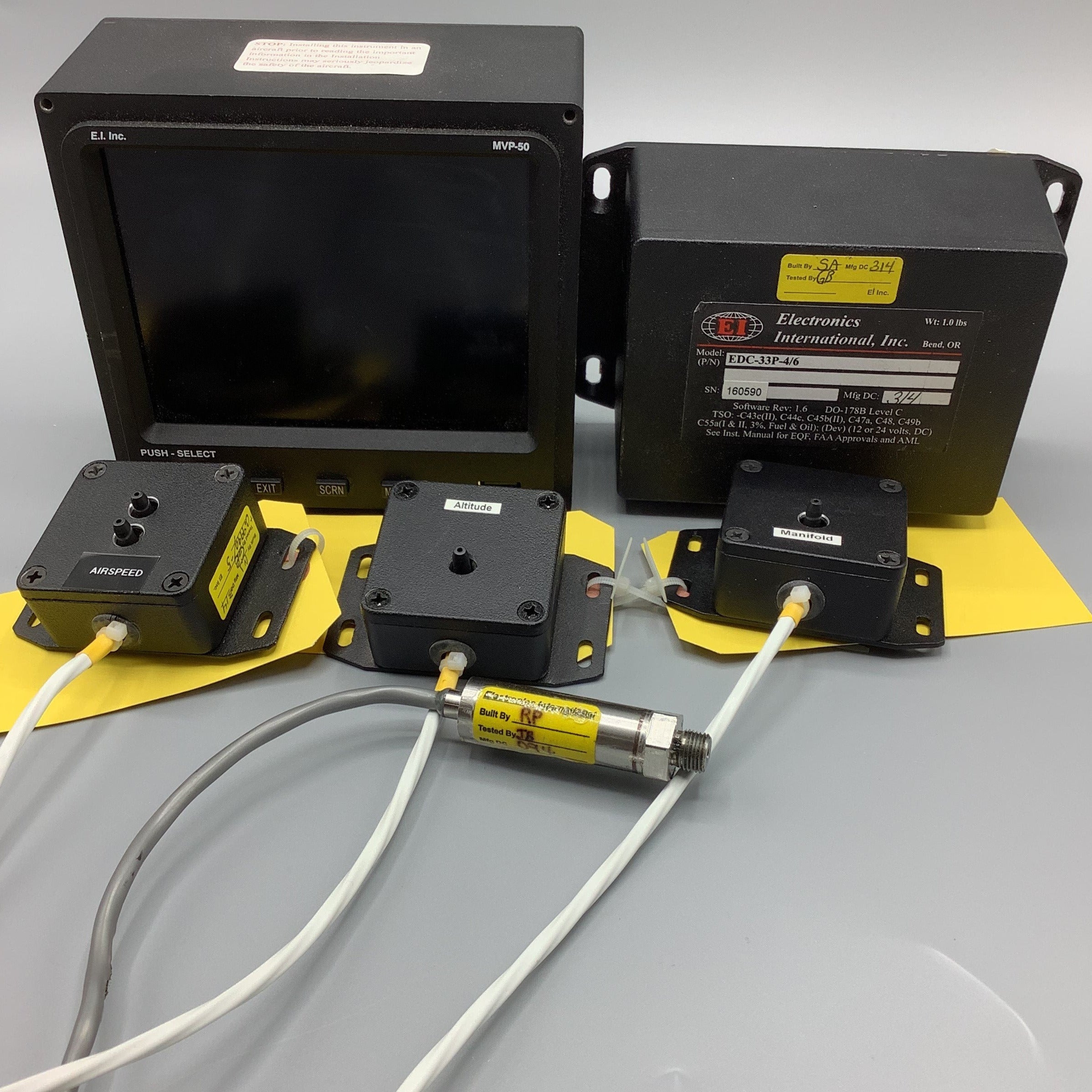 EI MVP 50 Digital Engine Monitor - Part Number: MVP-50P-A-1C-180 ...