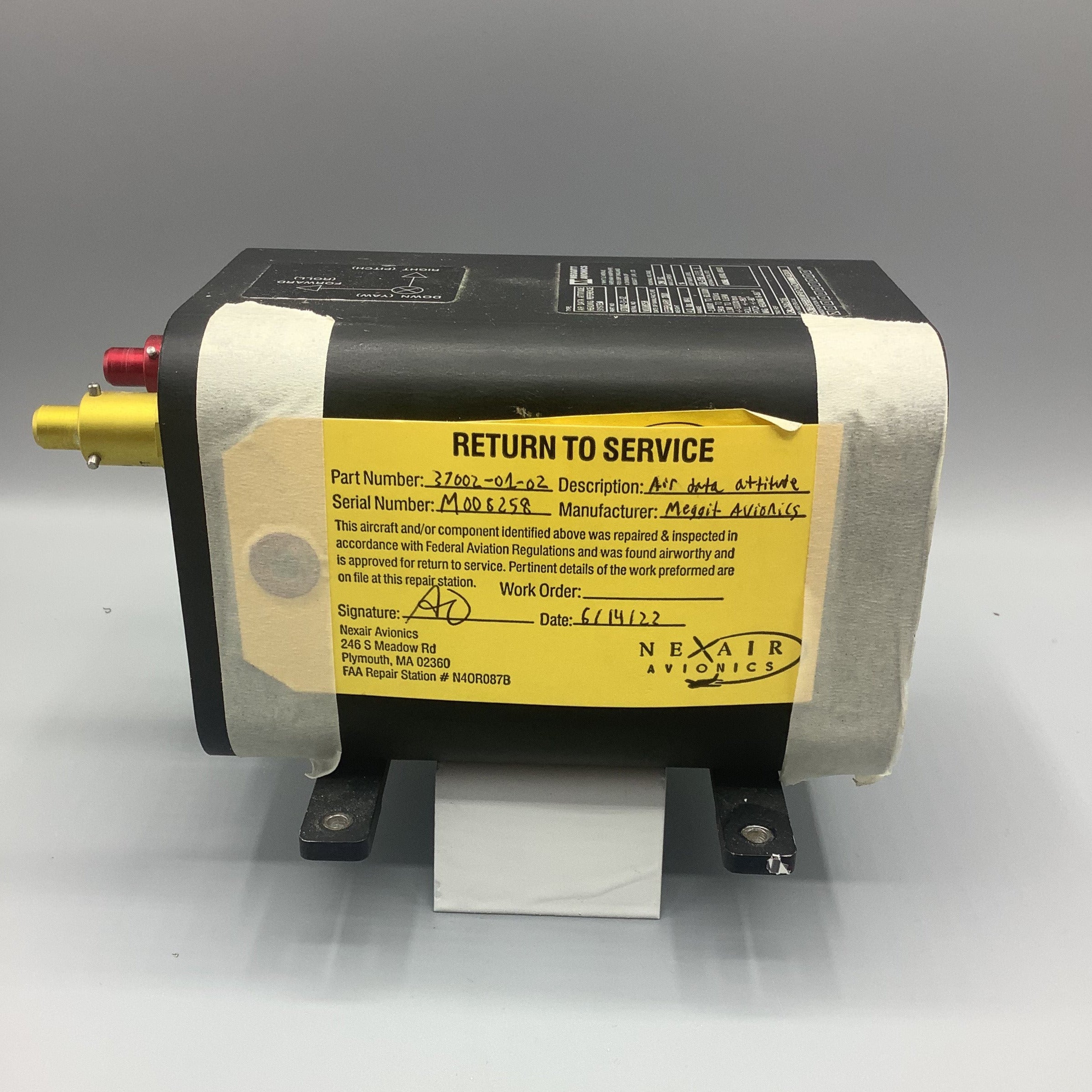 Meggitt Avionics ADAHRS Unit - Part Number: 37002-01-02 – Nexair AeroParts